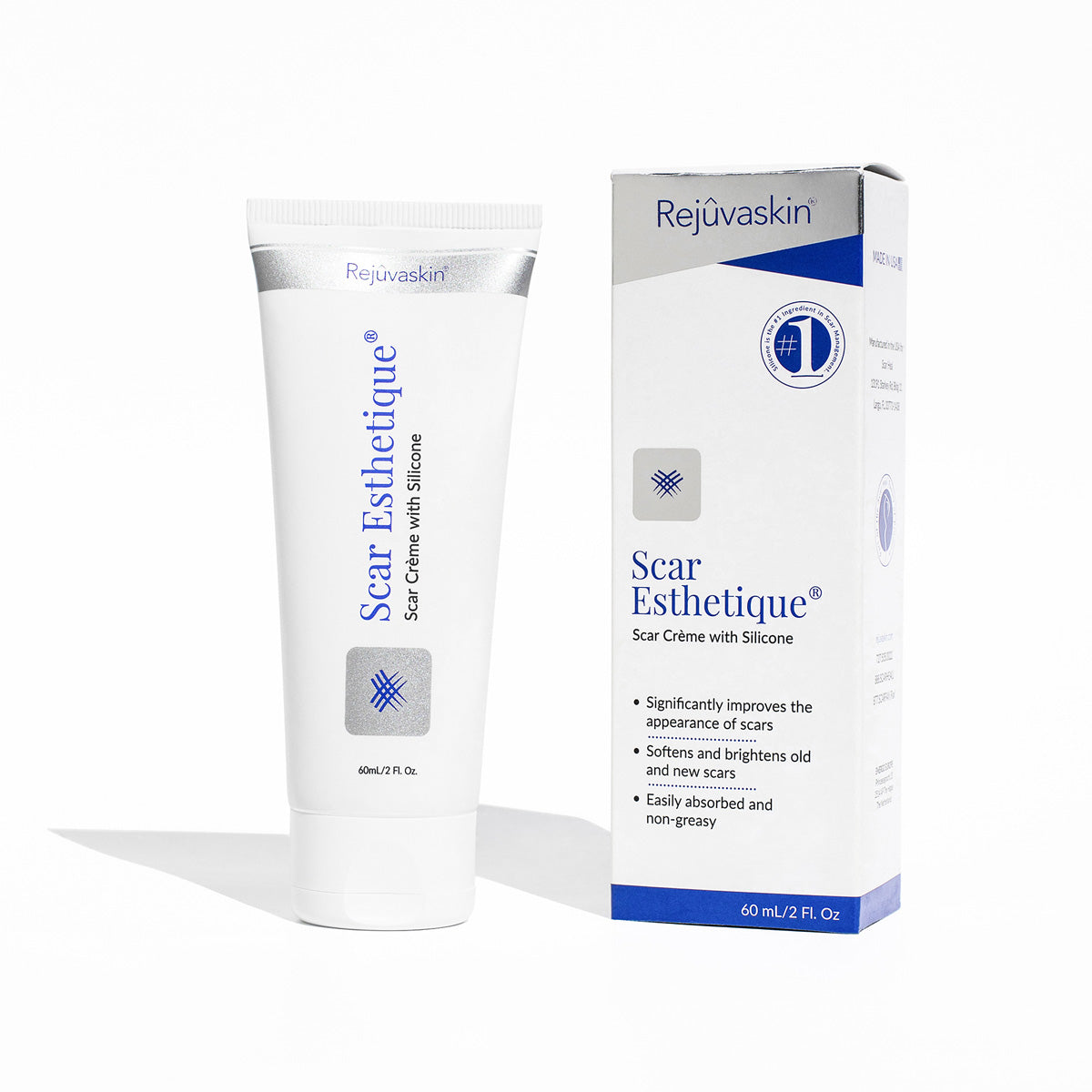 Rejuvaskin Scar Esthetique Scar Cream with Silicone - 23 Effective Ing